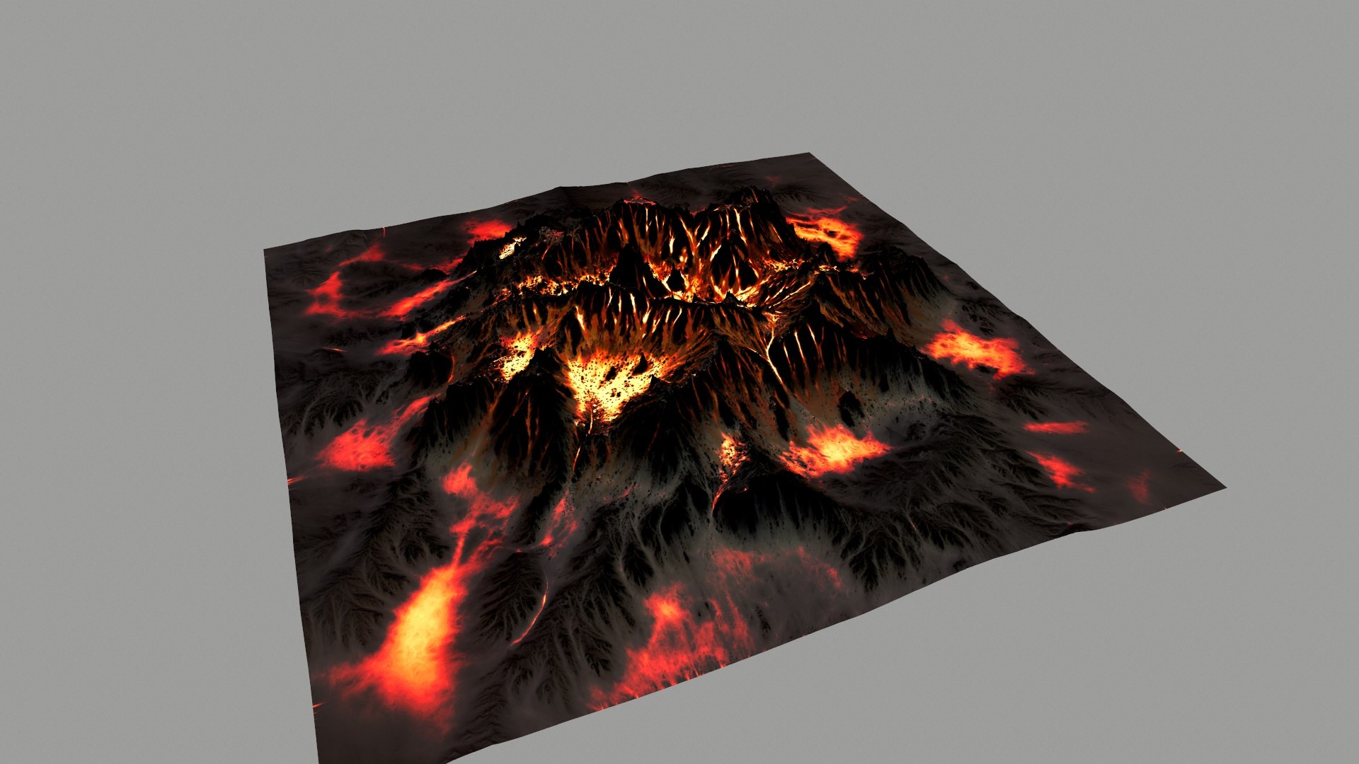 Volcano Model - TurboSquid 1638232