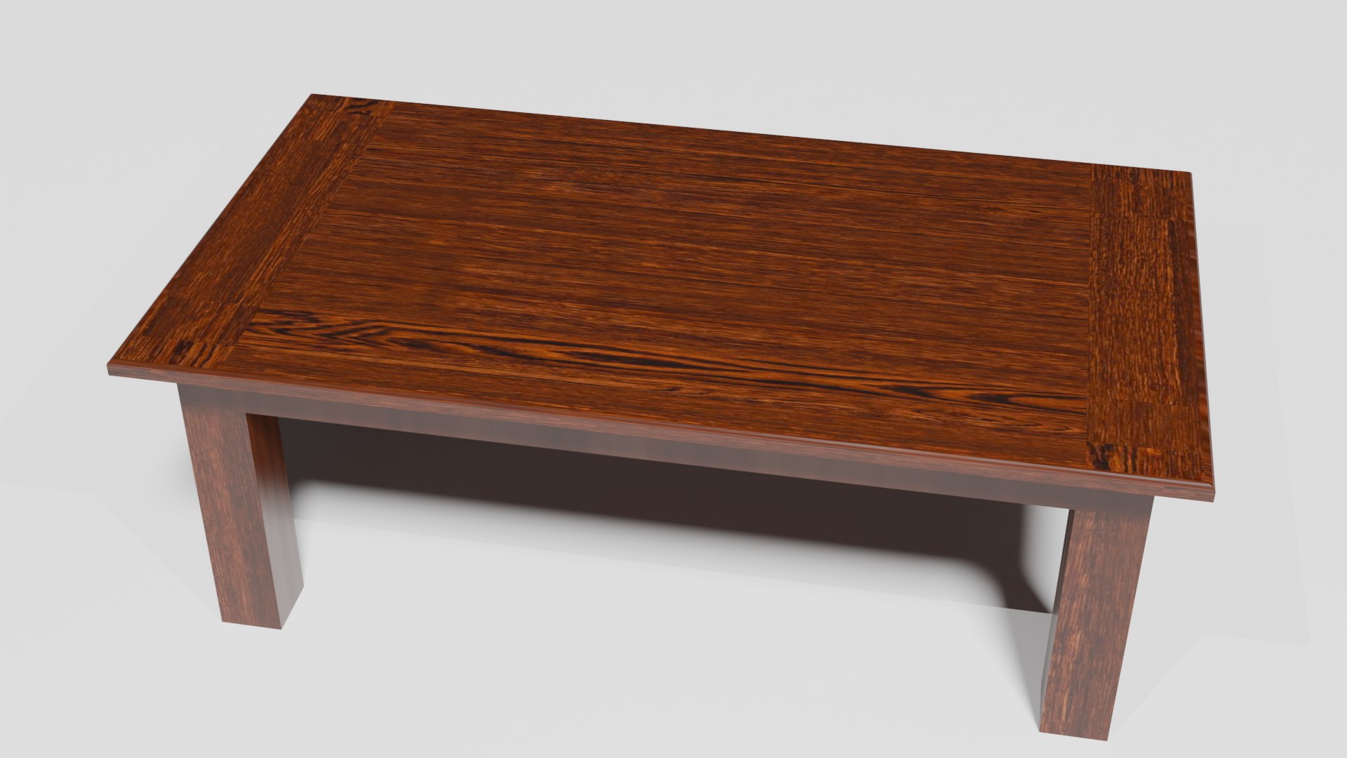 3D Wood Table model - TurboSquid 2183941