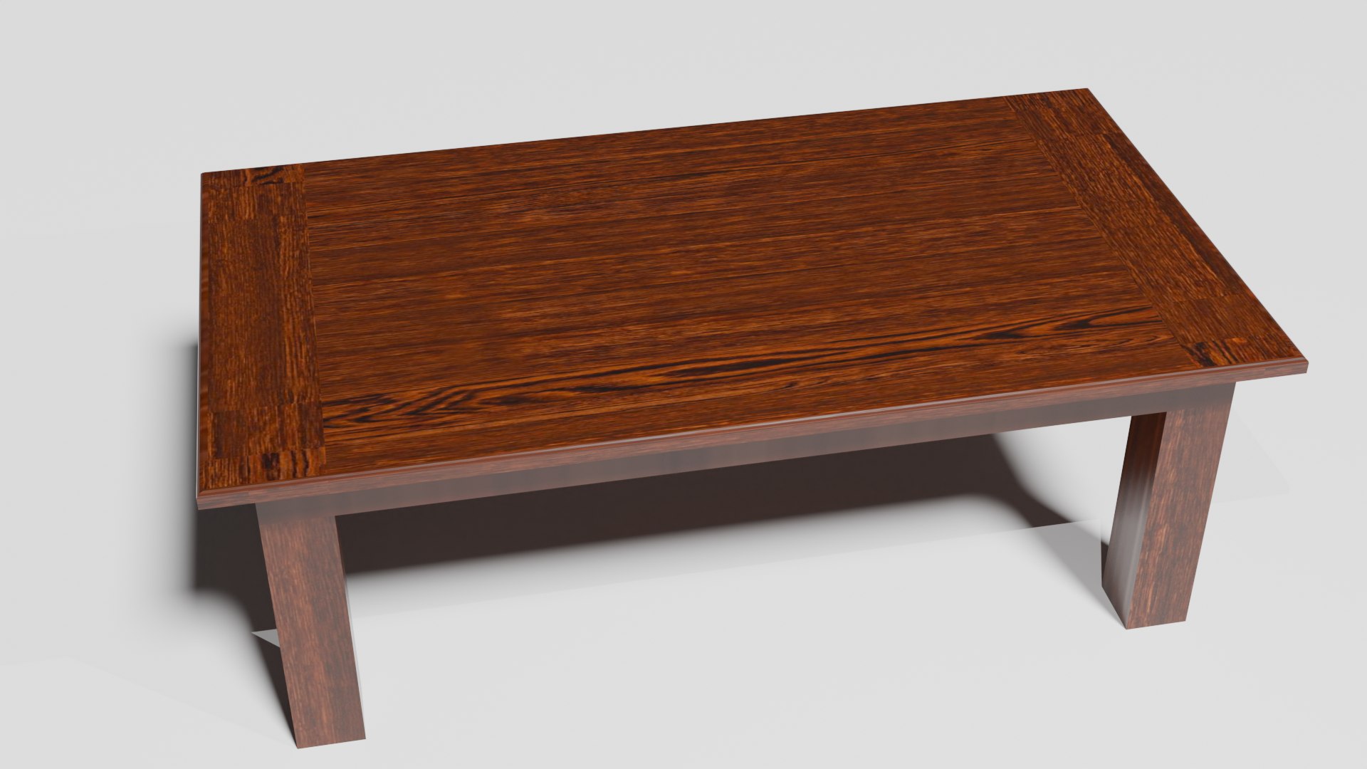 3D Wood Table model - TurboSquid 2183941