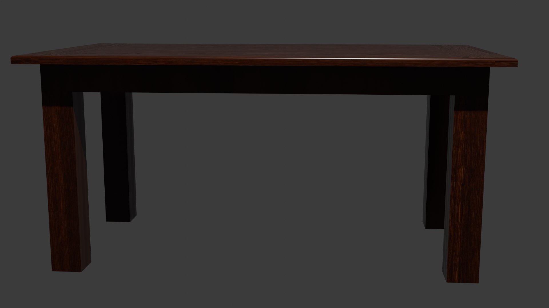 3D Wood Table model - TurboSquid 2183941