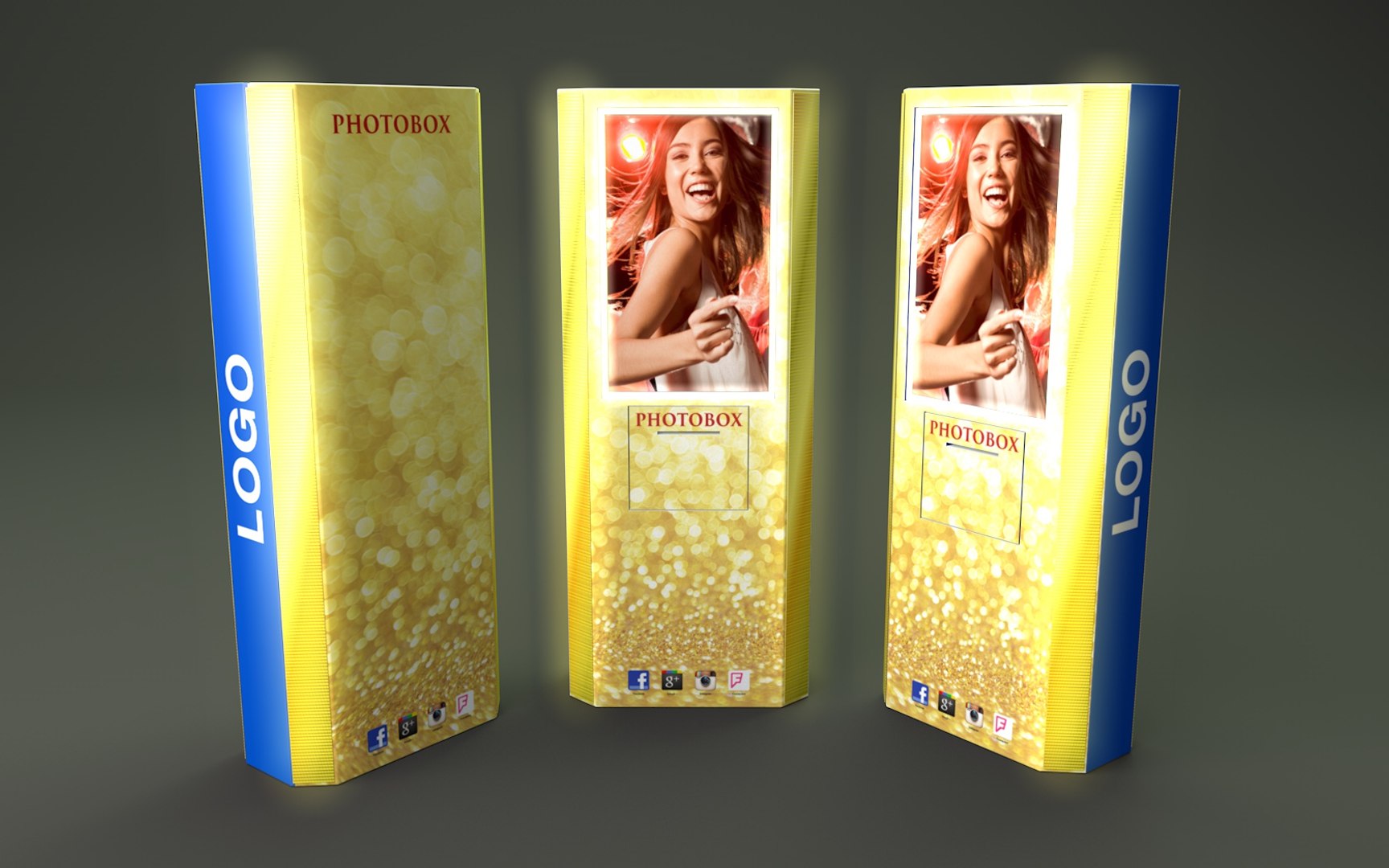 3d Photo Booth Model