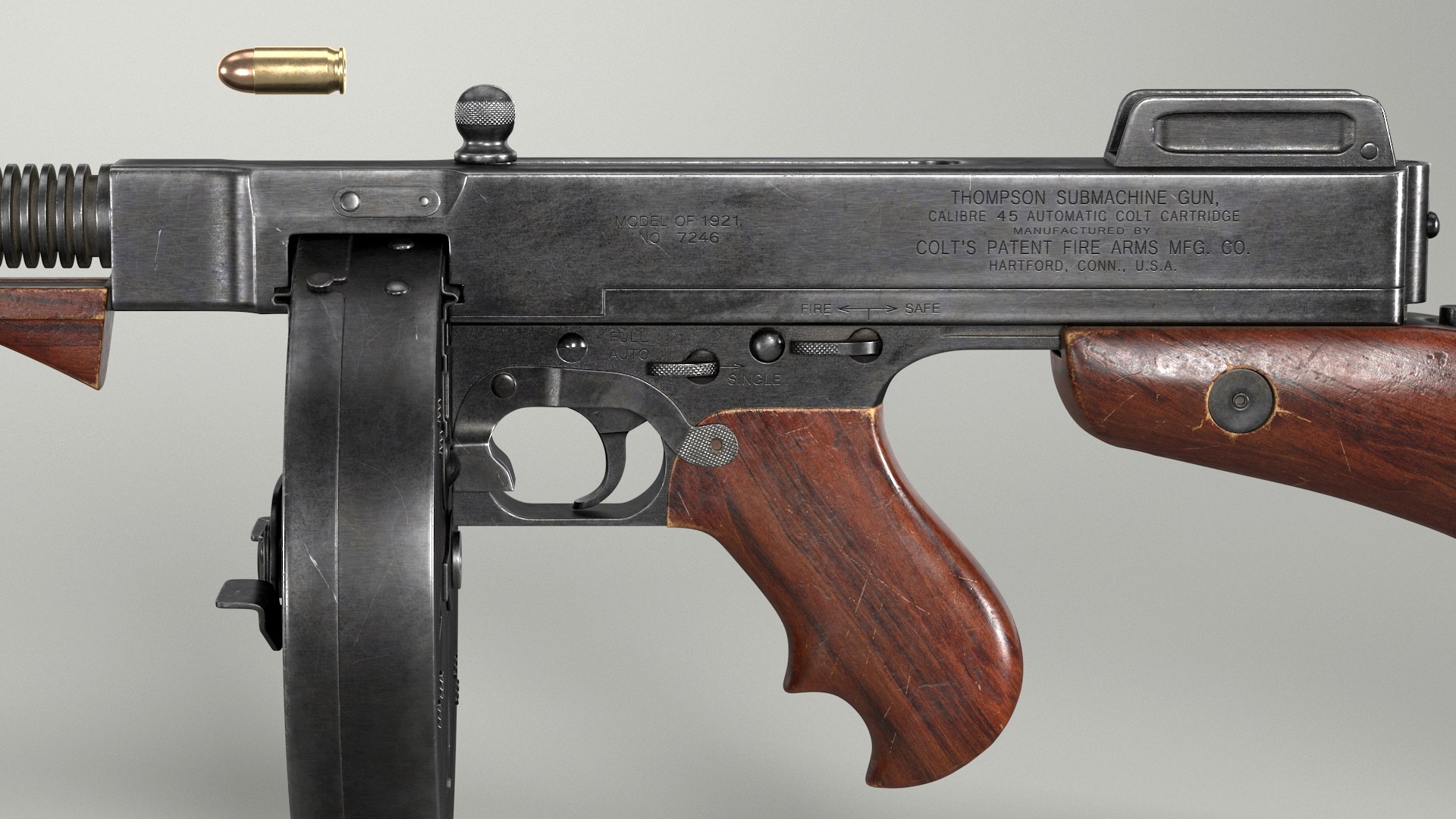 3D Thompson M1928 - TurboSquid 2031910
