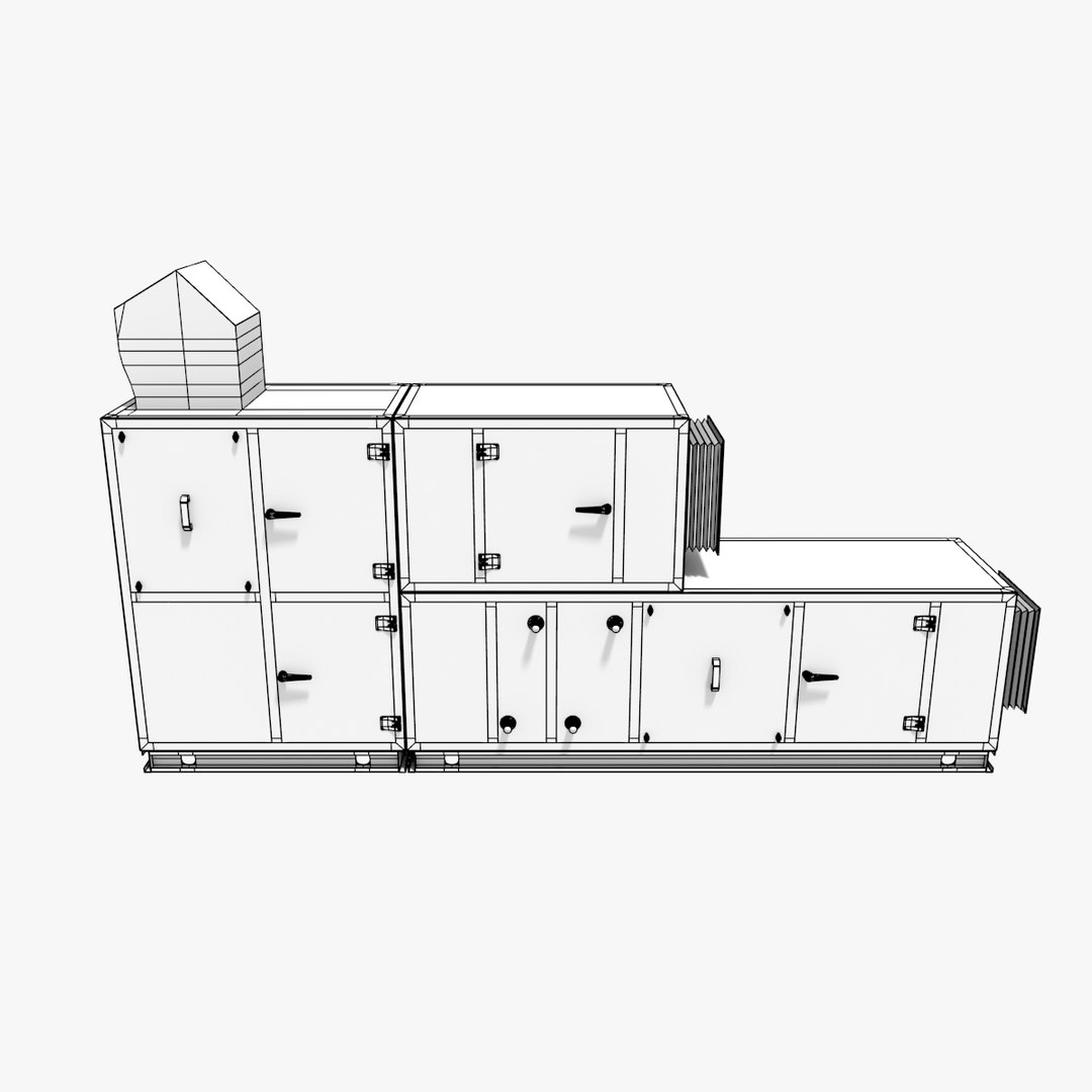3d Ahu Air Handling Unit