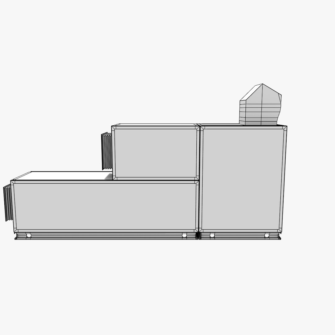 3d Ahu Air Handling Unit