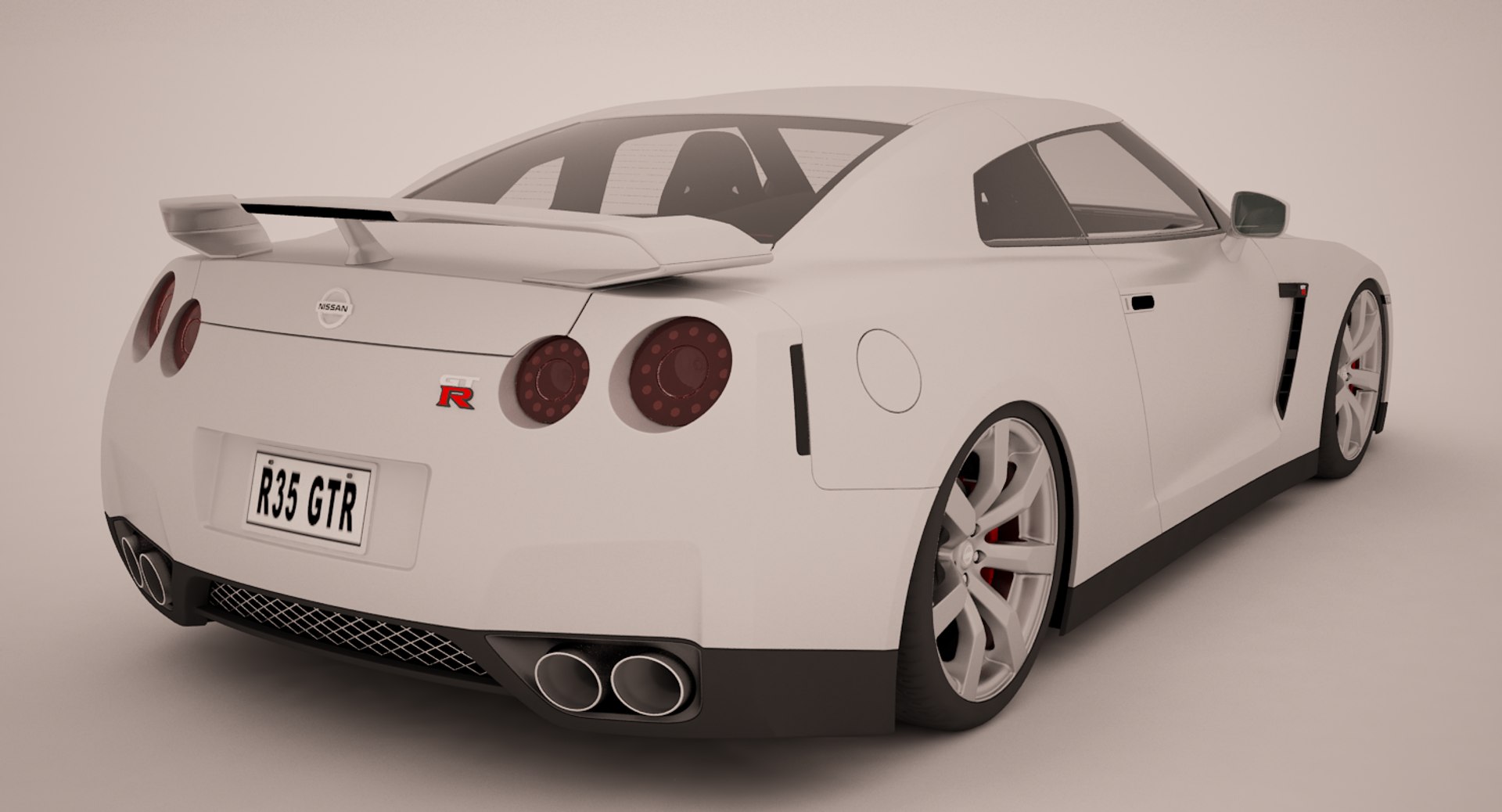 Nissan R35 Gtr 3d Max