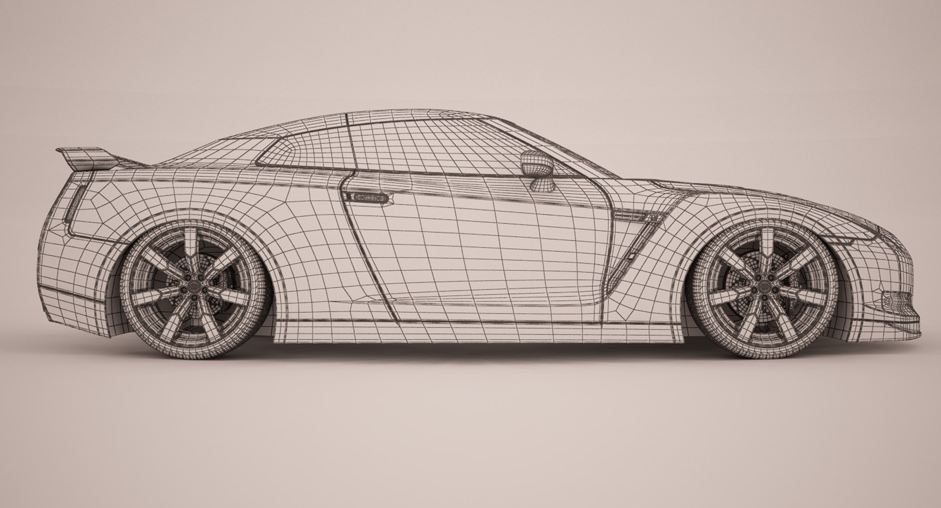Nissan R35 Gtr 3d Max