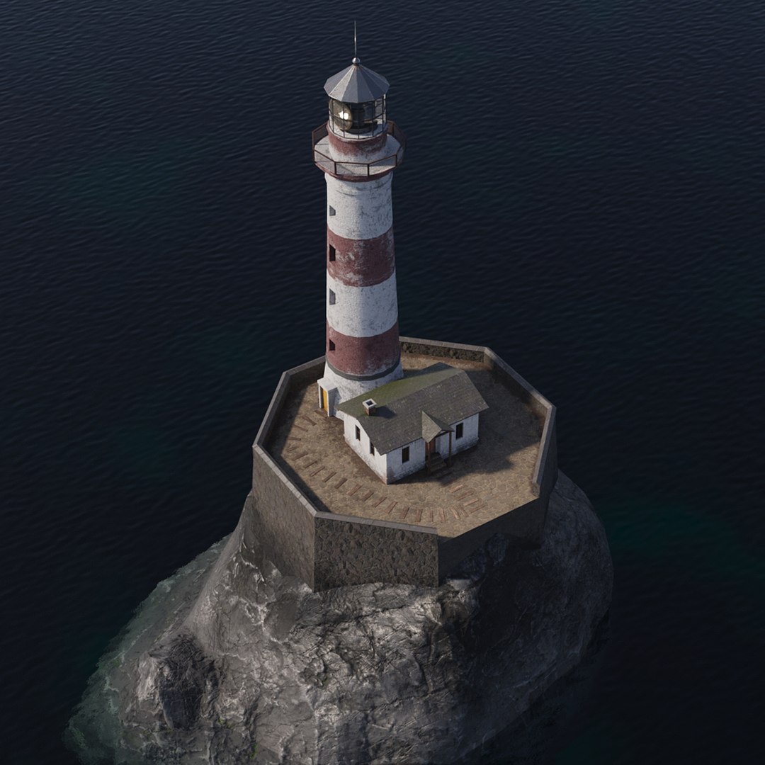 Lighthouse LowPoly - Game Ready 3D Model - TurboSquid 1921117