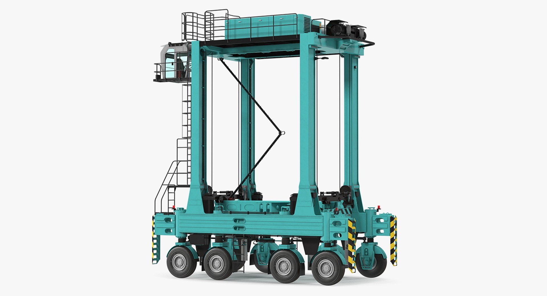 3D hybrid straddle carrier - TurboSquid 1364824