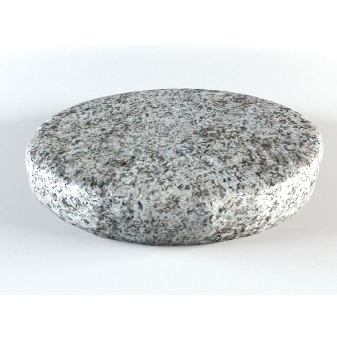 3d model stepping stone rock
