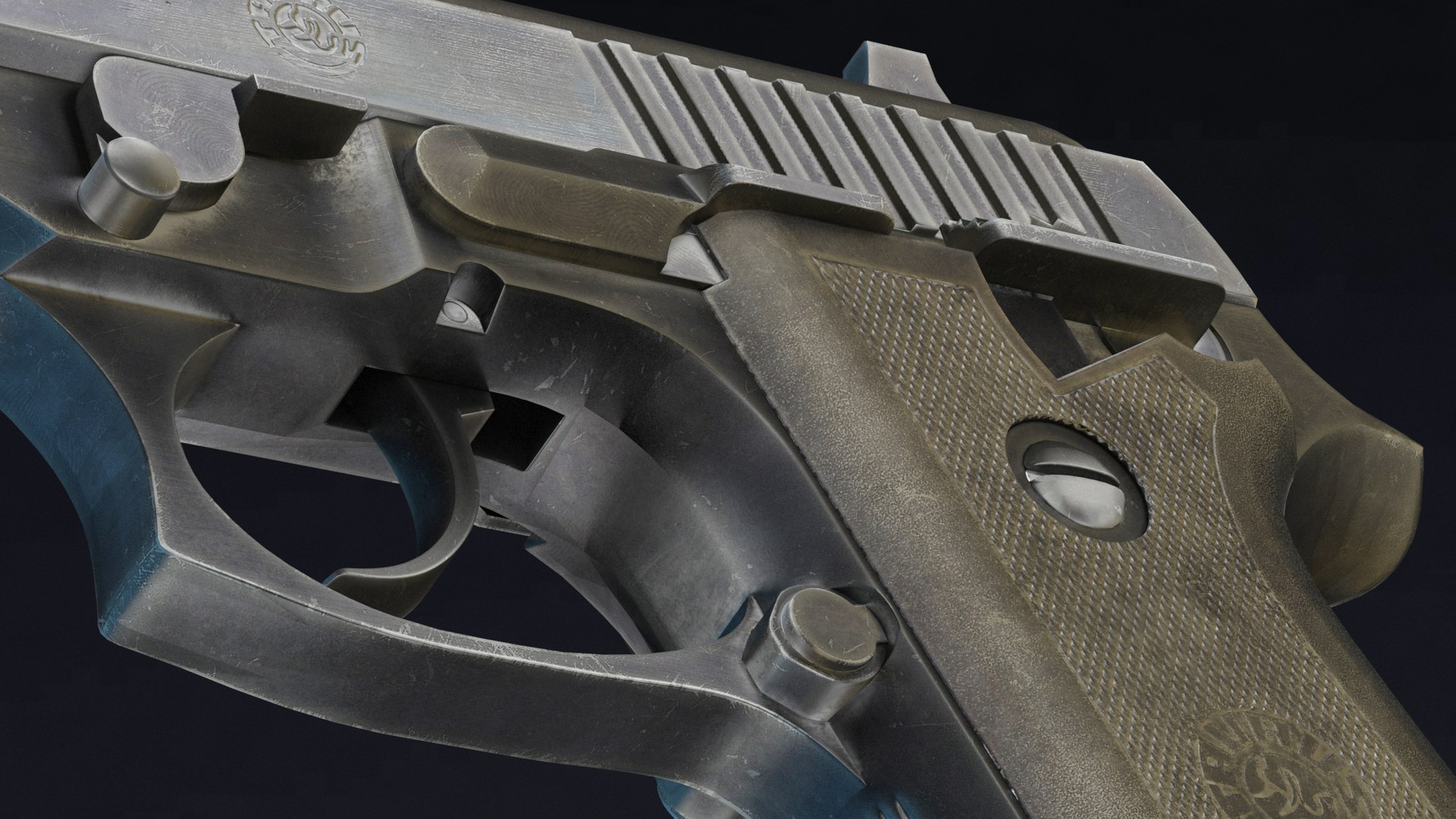 Taurus PT92 Low Poly Realistic V2 3D model - TurboSquid 1902556