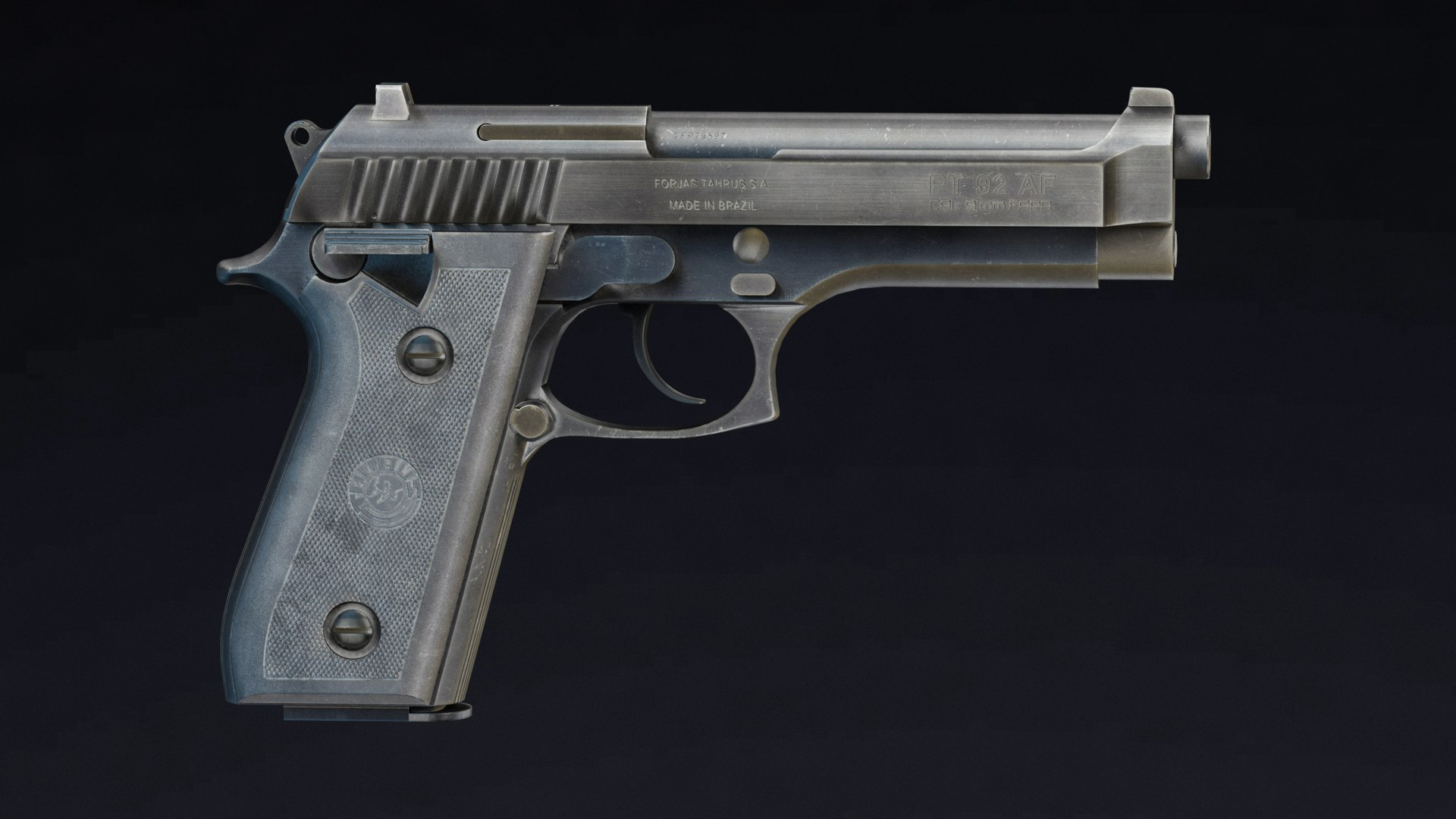 Taurus PT92 Low Poly Realistic V2 3D Model - TurboSquid 1902556