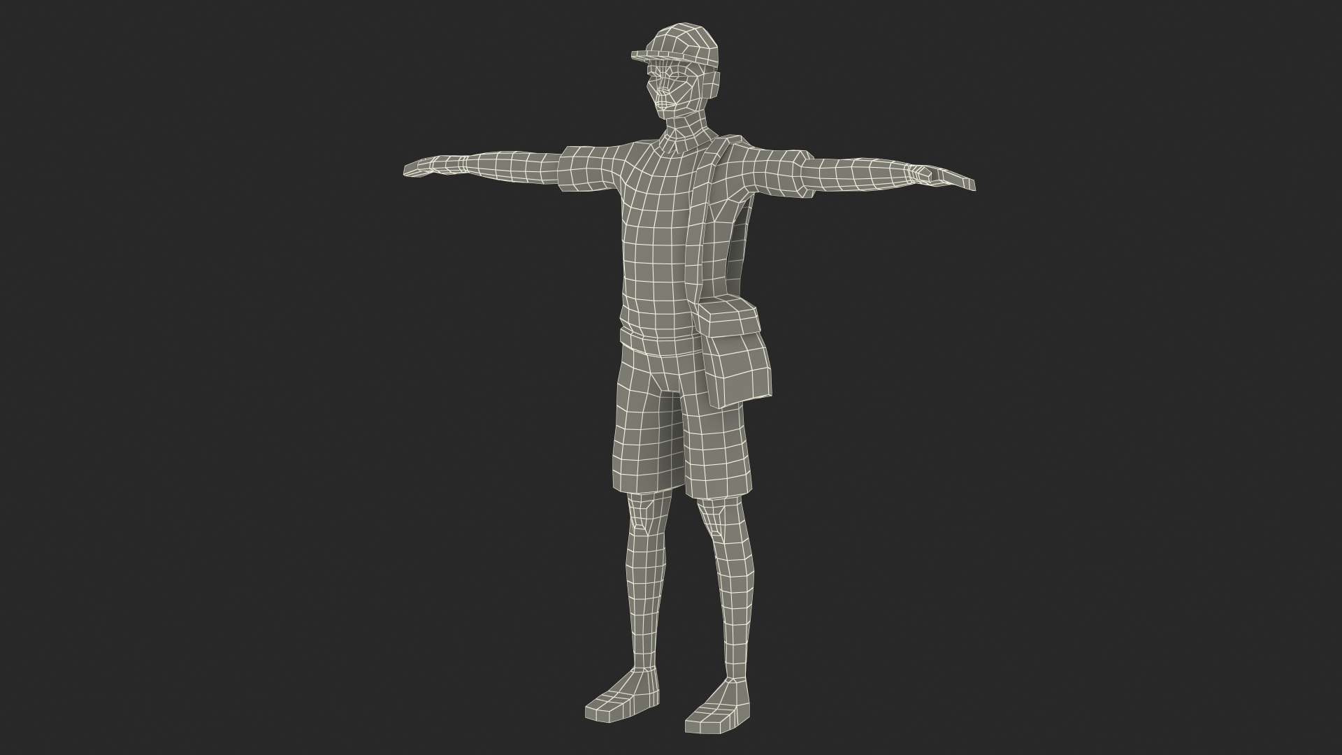 Postman Low Poly Rigged 3D - TurboSquid 2187139
