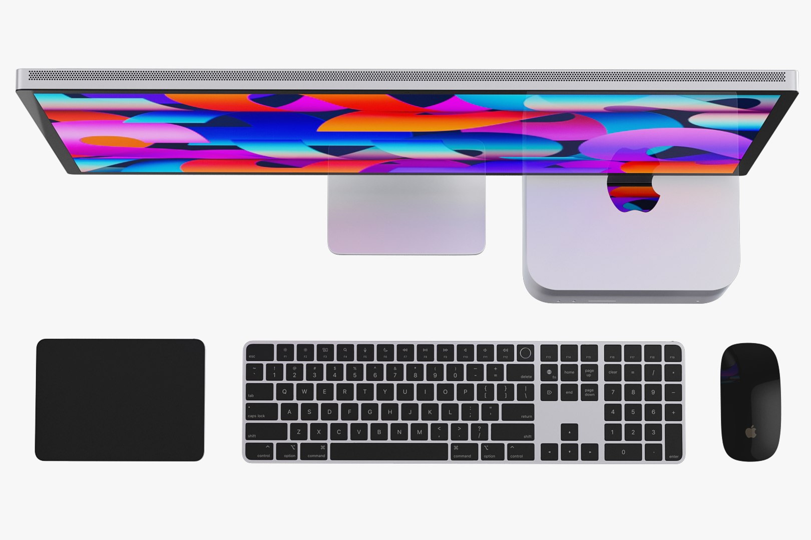 3D Apple Studio Display And Mac Studio Full Set Model - TurboSquid 1869704