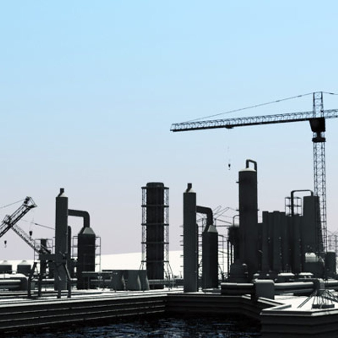 3d Industrial Harbour Ship Model