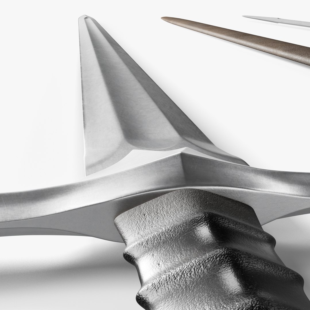 3D Model Two-handed Sword Plus Old Texture And Sheath - TurboSquid 2043045