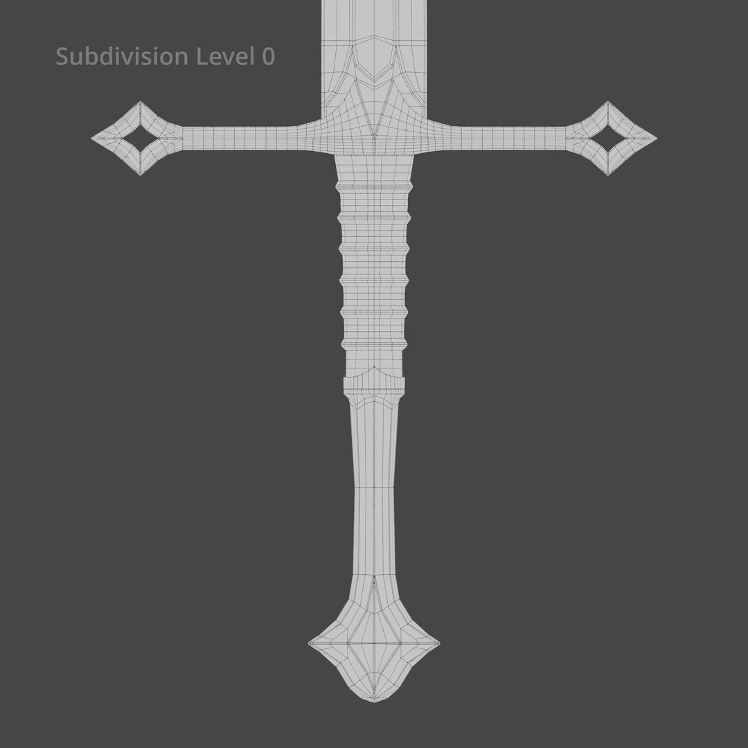 3D Model Two-handed Sword Plus Old Texture And Sheath - TurboSquid 2043045