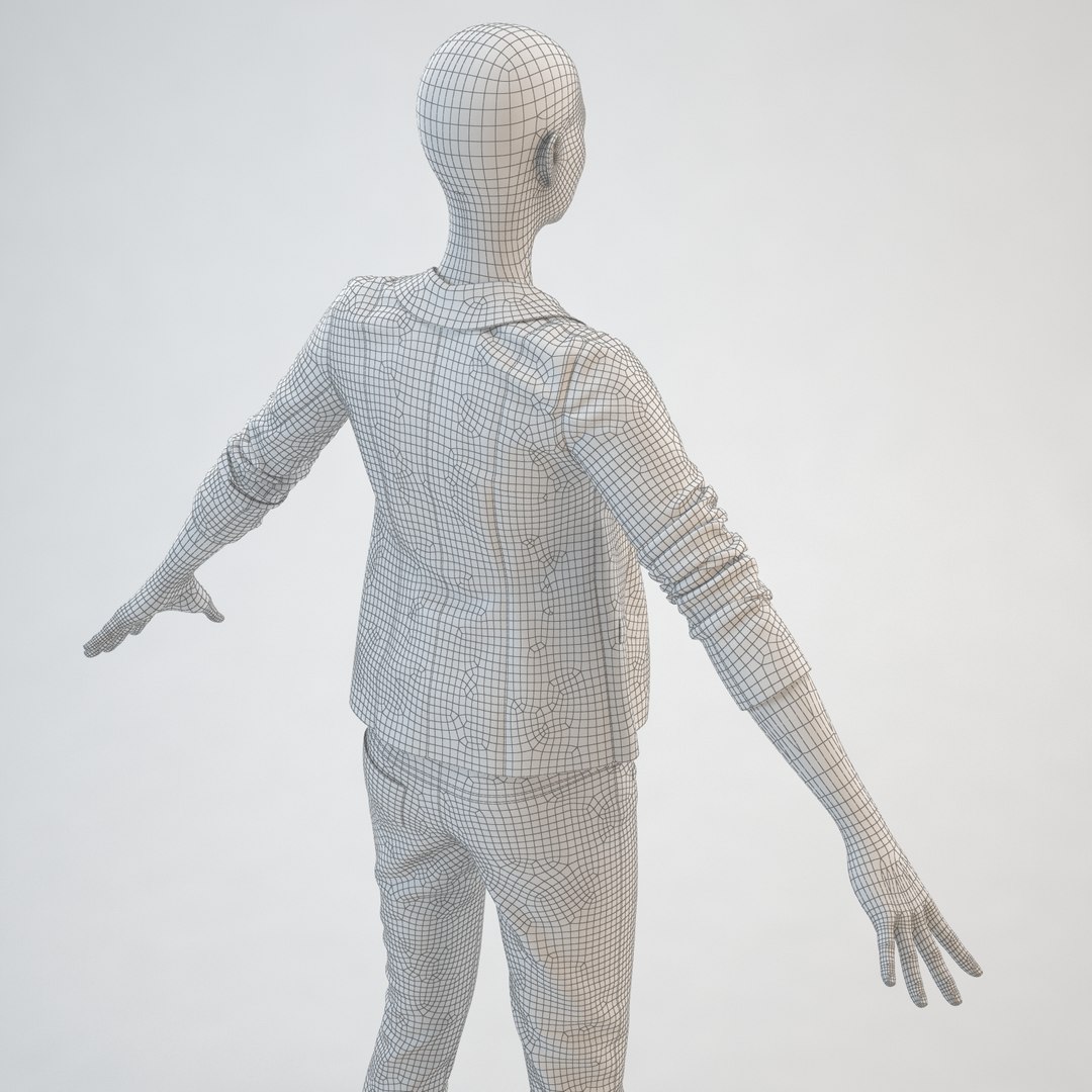 3D Women S Casual Suit Model - TurboSquid 1226254