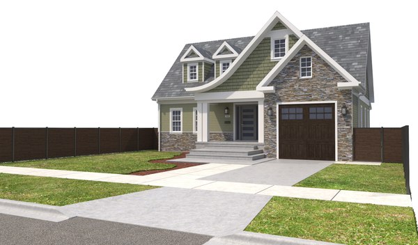 3D home house window model - TurboSquid 1363528