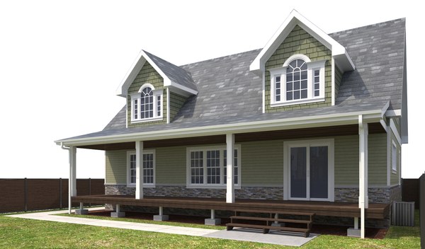 3D home house window model - TurboSquid 1363528