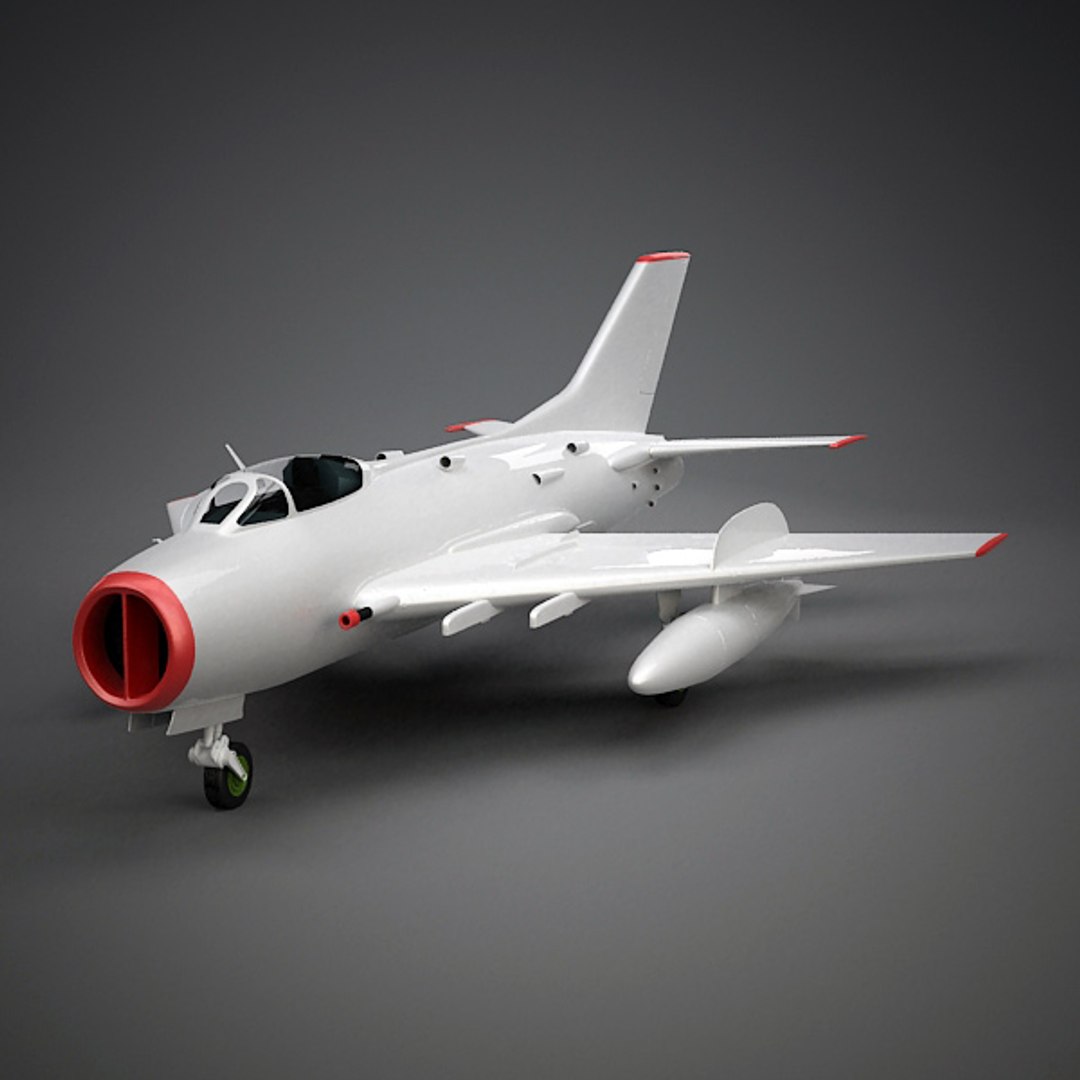 mig-19 19 mig-21 3d model