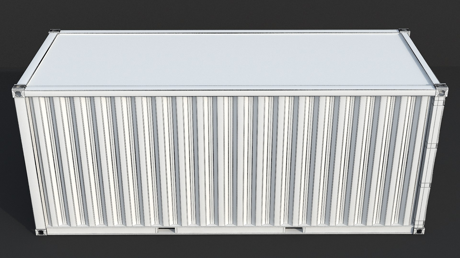 3D Cargo Container Blue HD - TurboSquid 1875881