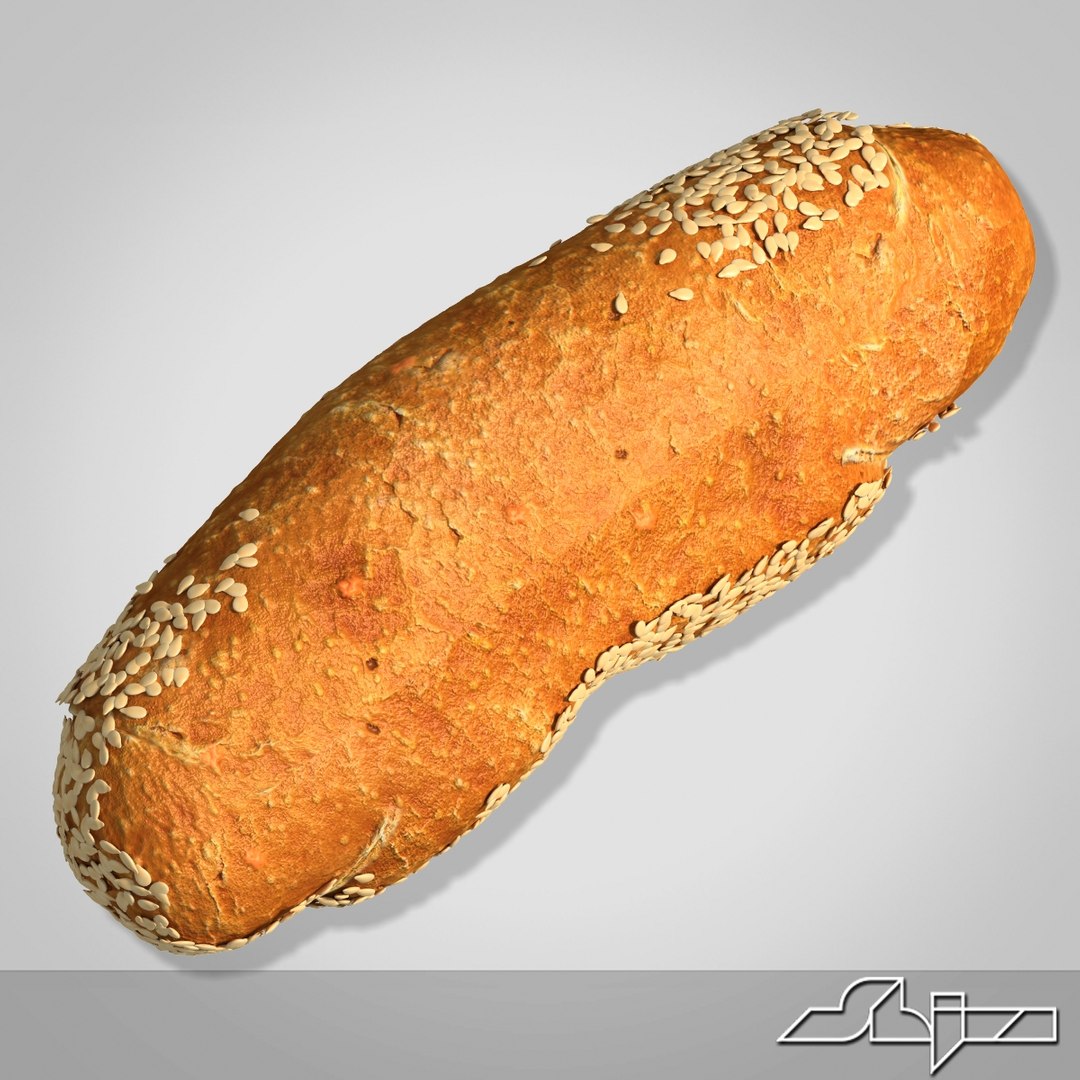 bread modeled 3d max
