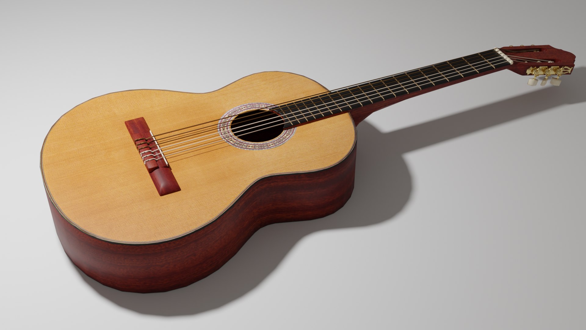 Classical Guitar 3D Model - TurboSquid 1969813