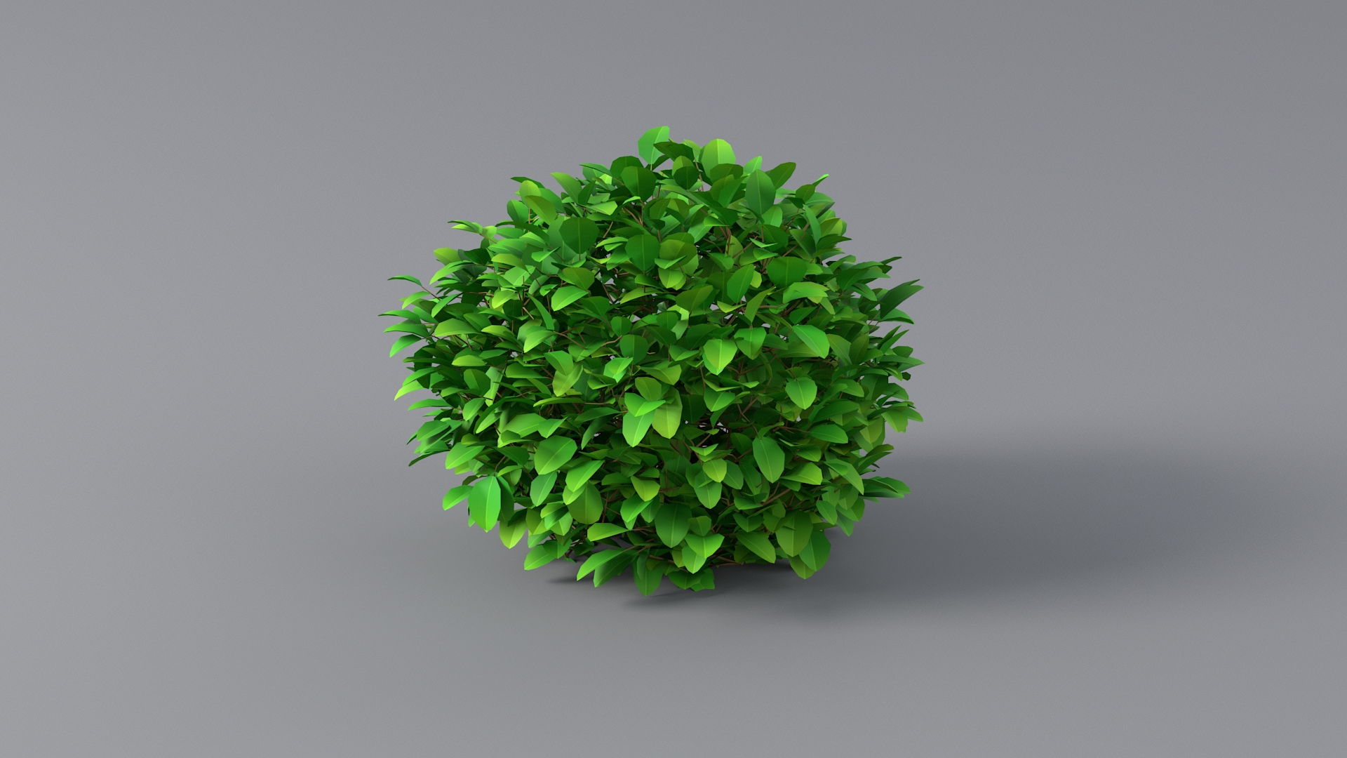 Cartoon Bush 09 3D - TurboSquid 1941428