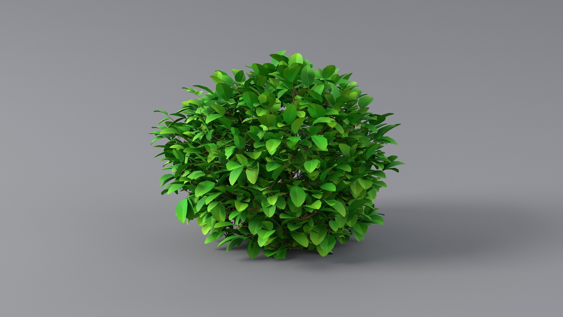 Cartoon Bush 09 3D - TurboSquid 1941428