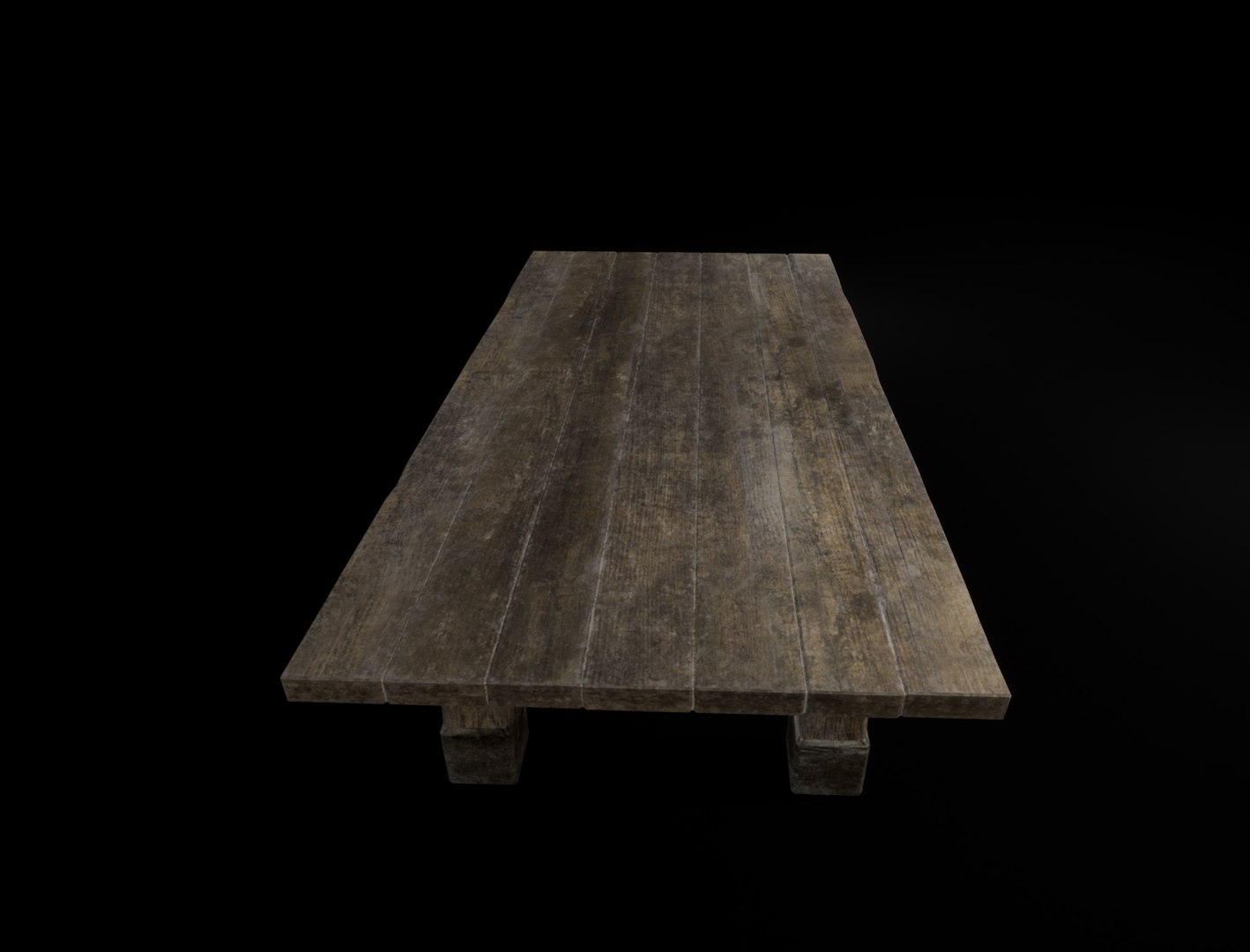 3D Medieval Rough Table Model - TurboSquid 1551559