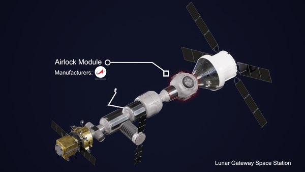 Gateway airlock module - 3D - TurboSquid 1710211