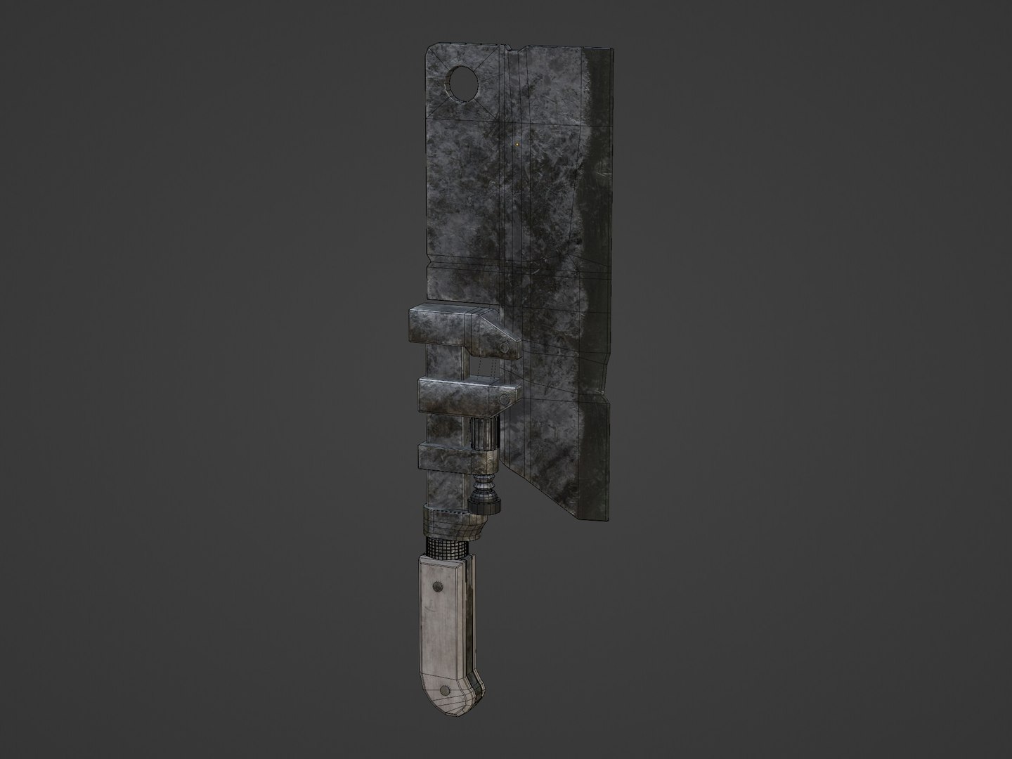 Rusty Cleaver 3D Model - TurboSquid 2202281