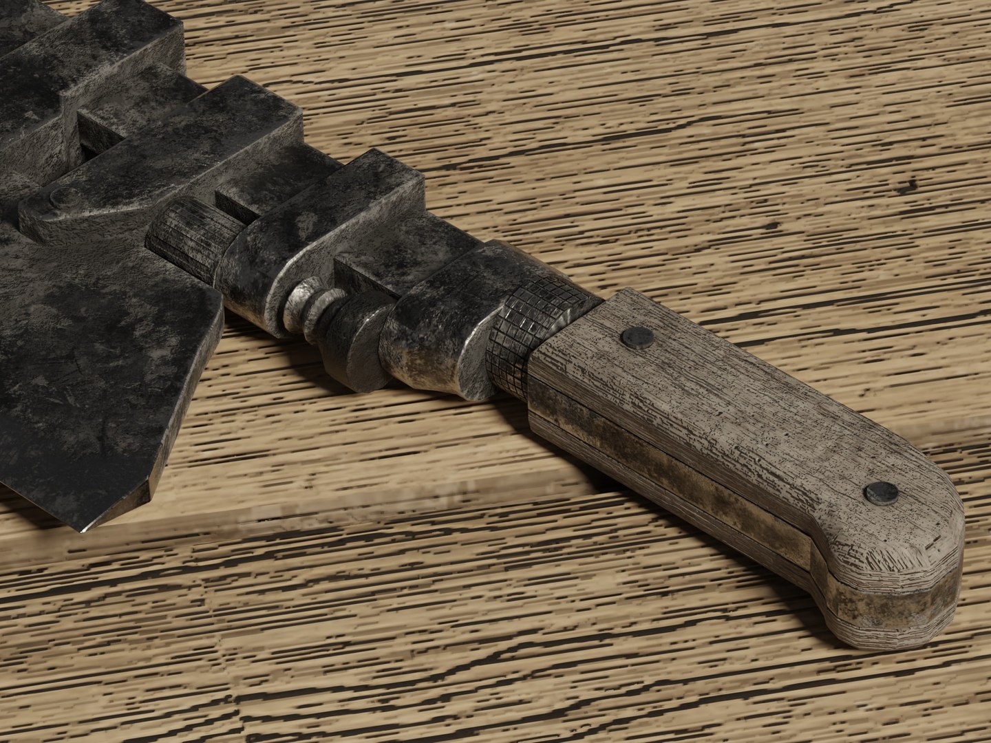Rusty Cleaver 3D Model - TurboSquid 2202281