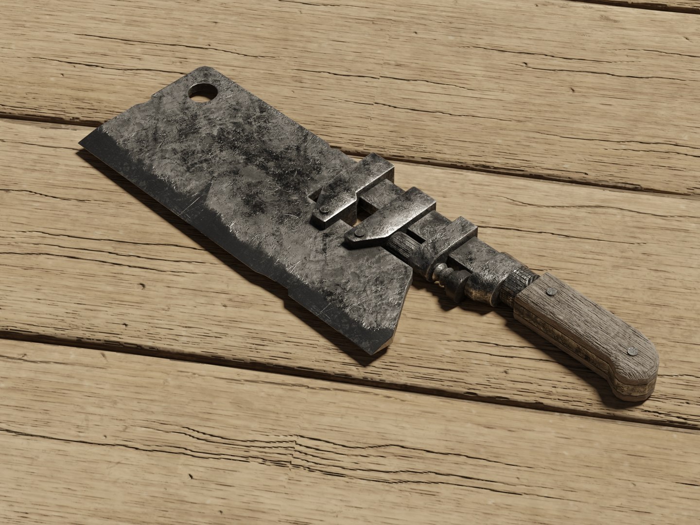 Rusty Cleaver 3D Model - TurboSquid 2202281