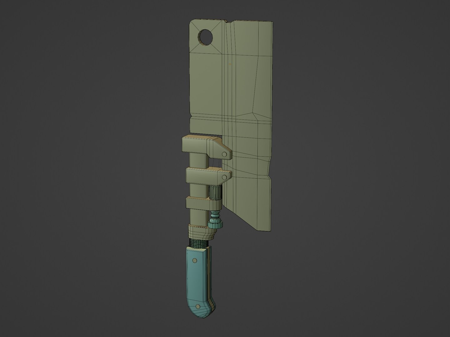 Rusty Cleaver 3D Model - TurboSquid 2202281