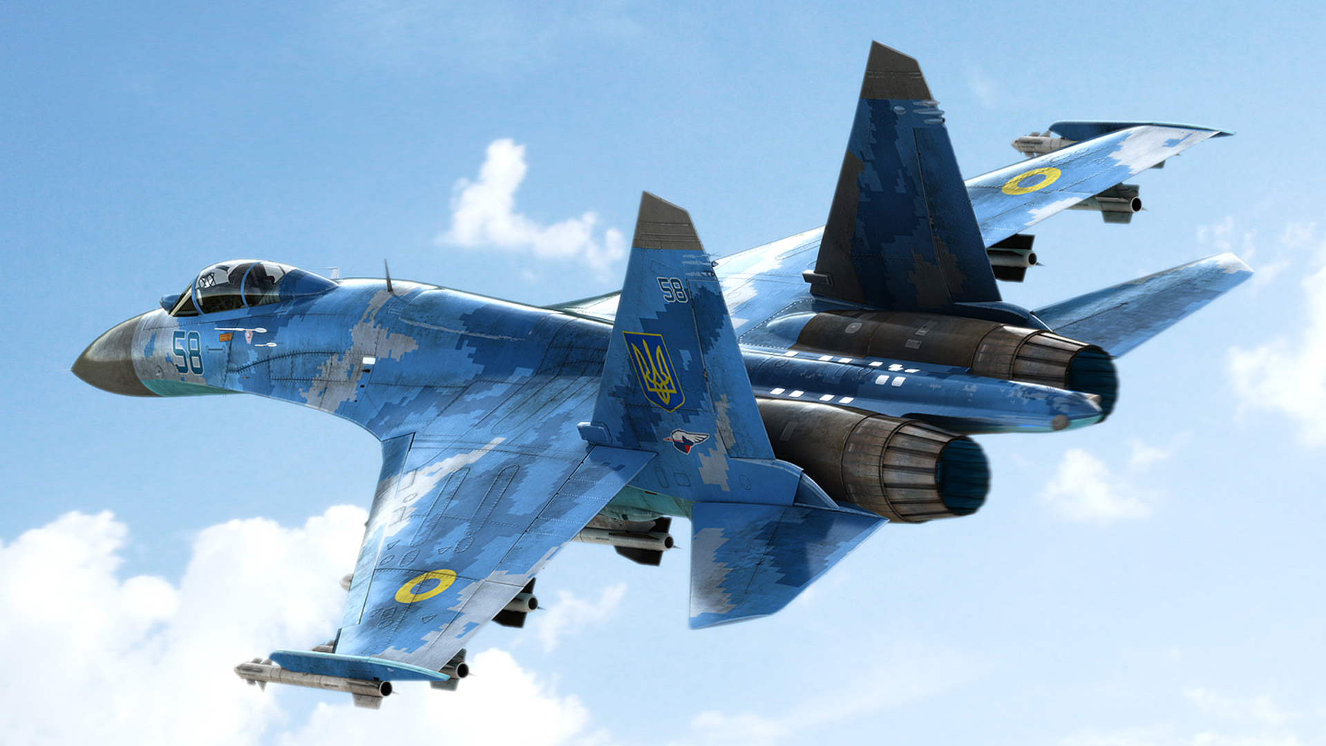 Sukhoi su-27 3D model - TurboSquid 1289314