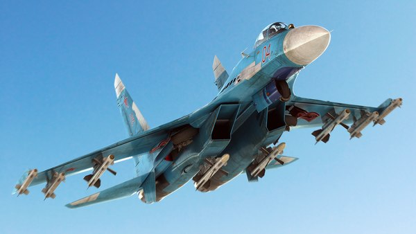 Sukhoi su-27 3D model - TurboSquid 1289314