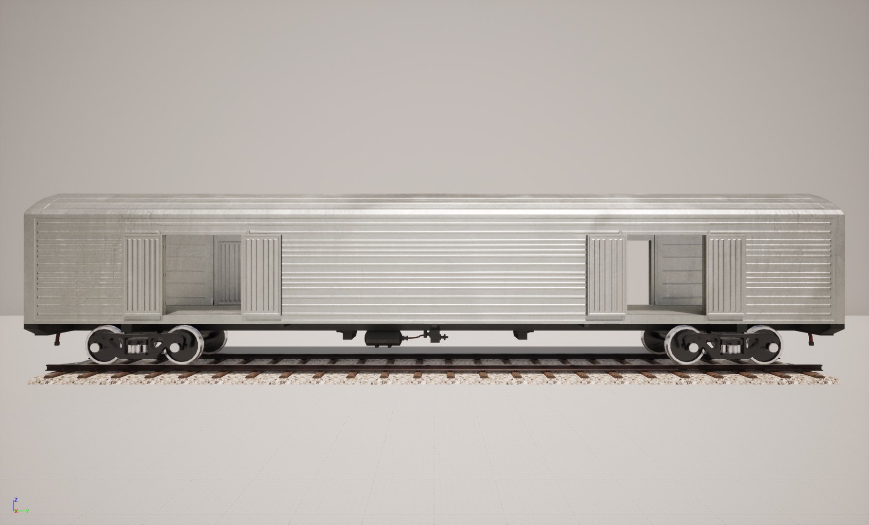 Train Cars 3D Model - TurboSquid 2140273