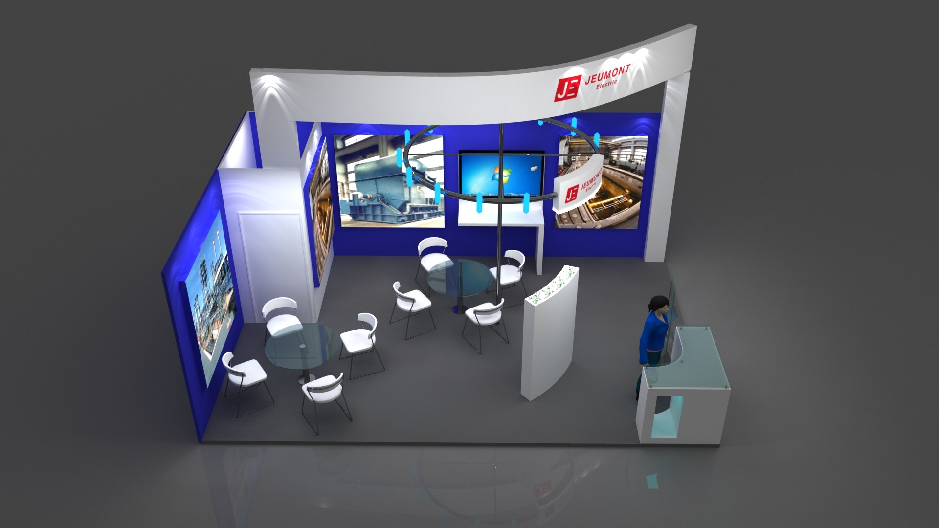 2 Side Open Stand 3D Model - TurboSquid 1988799