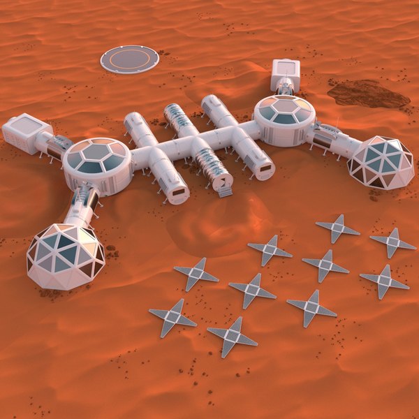 Mars City model - TurboSquid 1891888