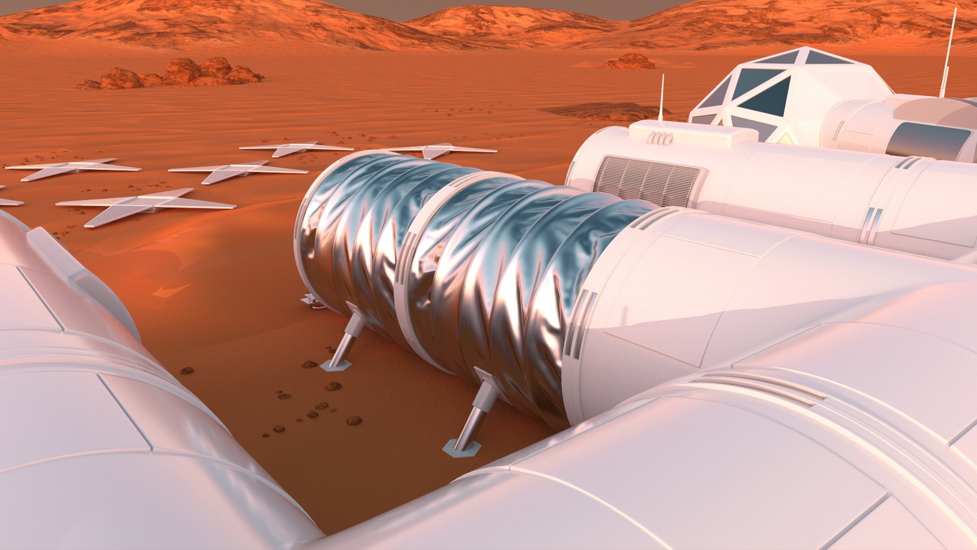 Mars City 3D Model - TurboSquid 1876661