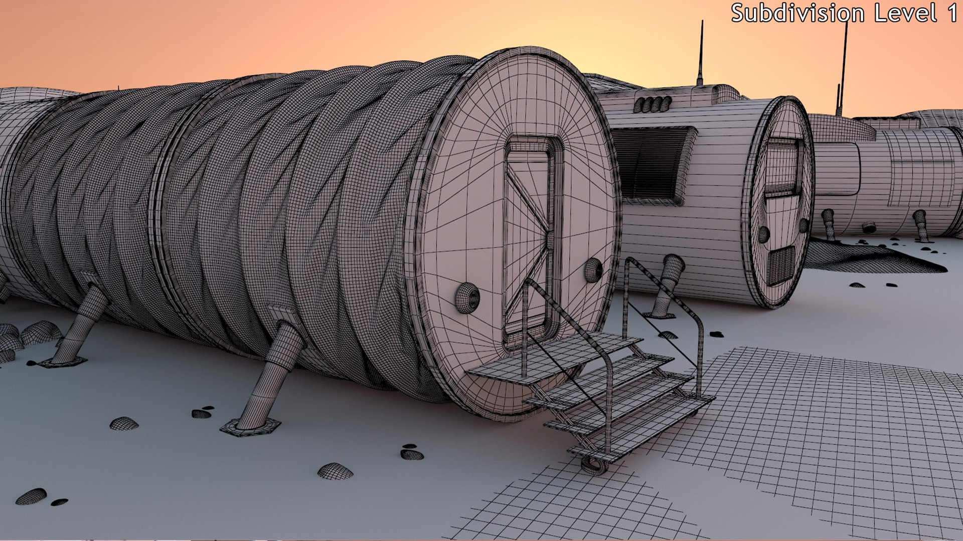 Mars City 3D Model - TurboSquid 1876661