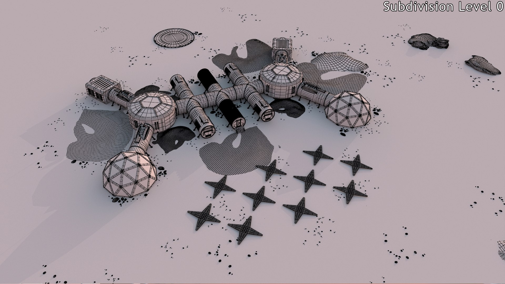 Mars City 3D Model - TurboSquid 1876661