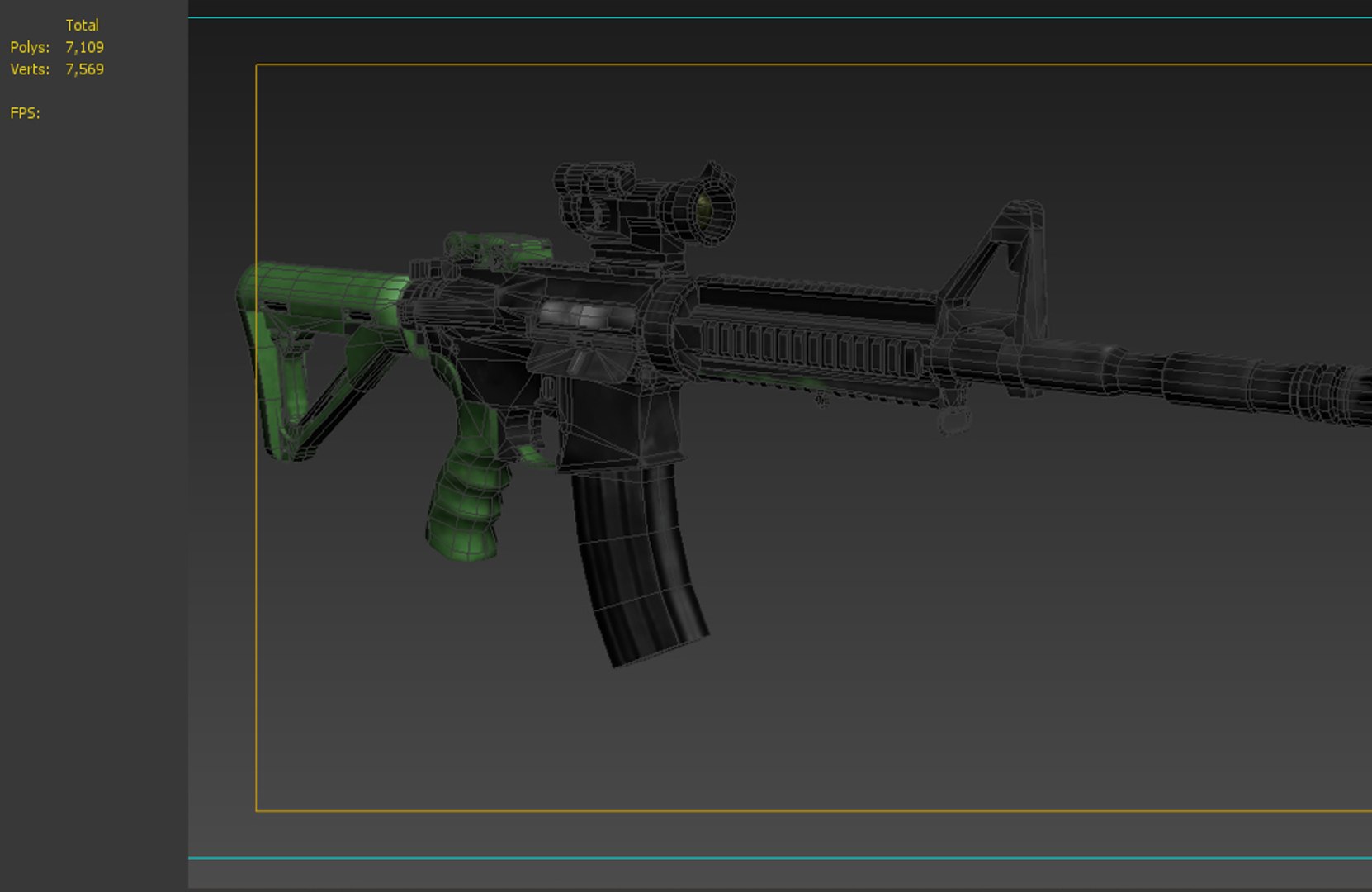 M4 machine guns carbines 3D model - TurboSquid 1654069