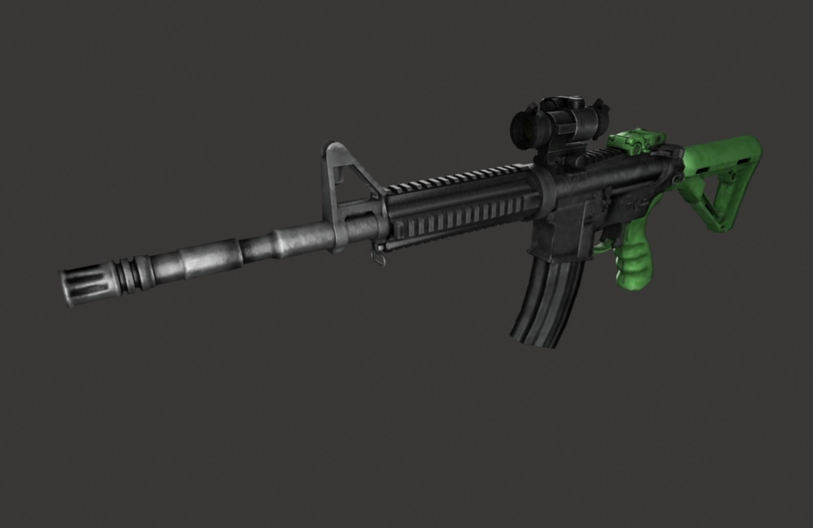 M4 machine guns carbines 3D model - TurboSquid 1654069