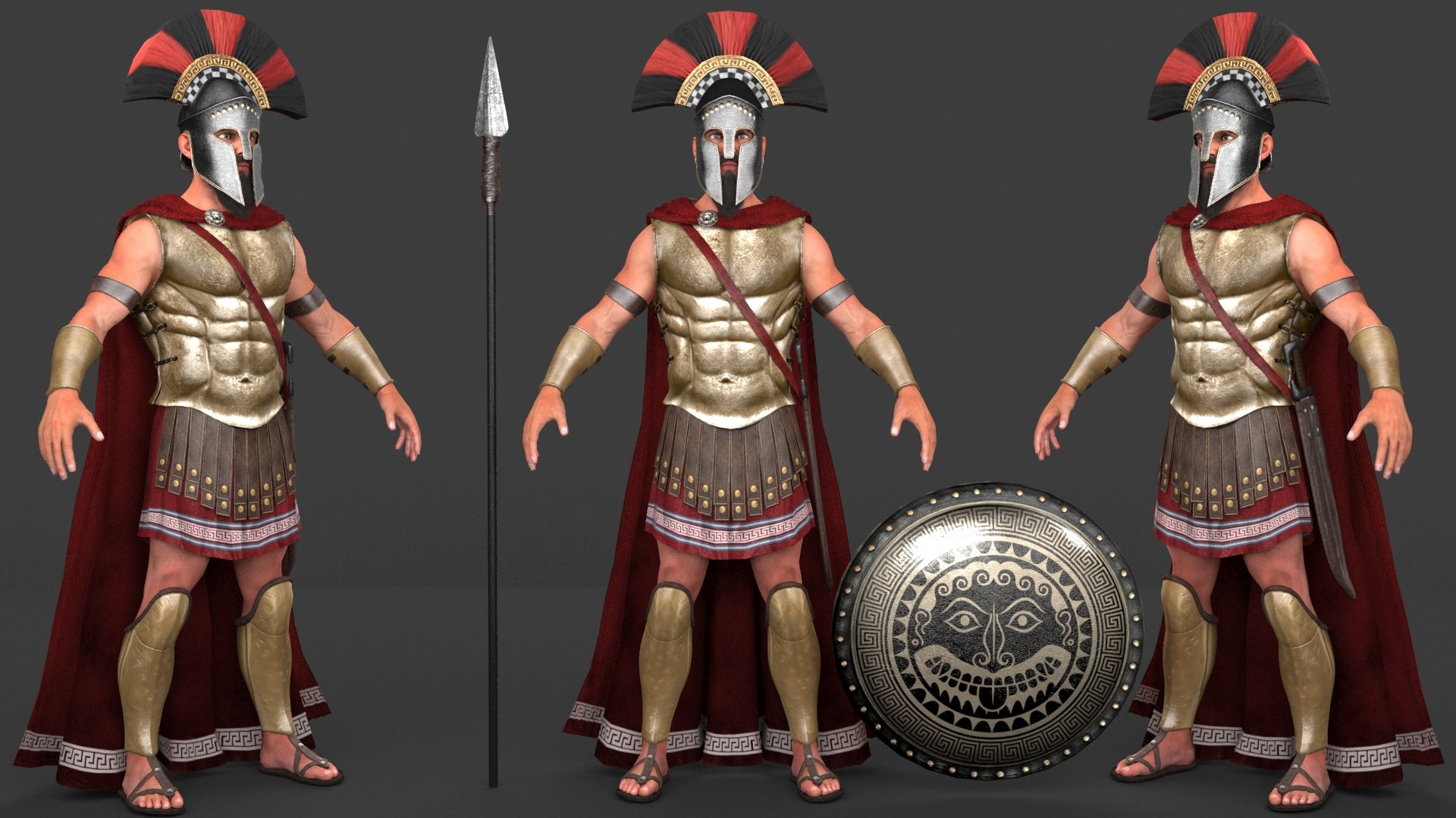 Hoplites V2 3D Model - TurboSquid 1812684