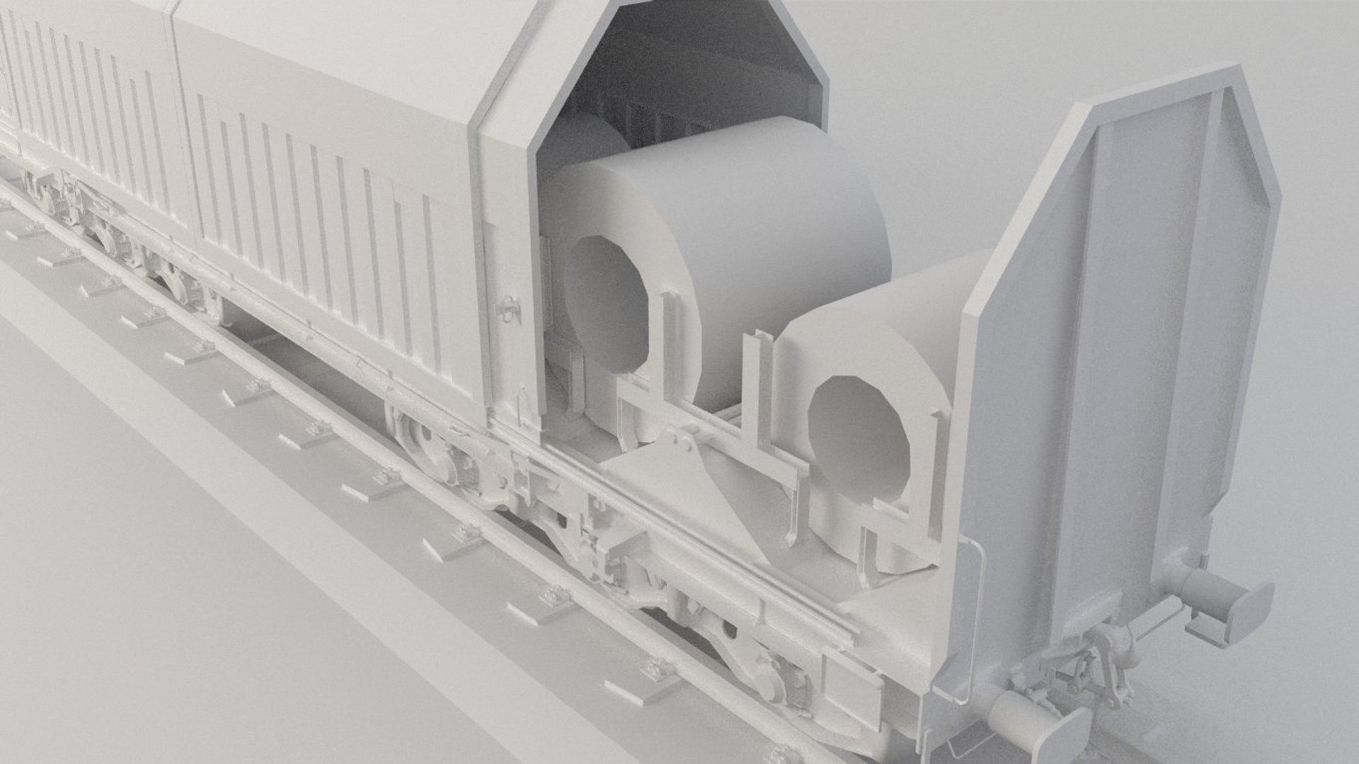 3D Container Train Model - TurboSquid 1527226