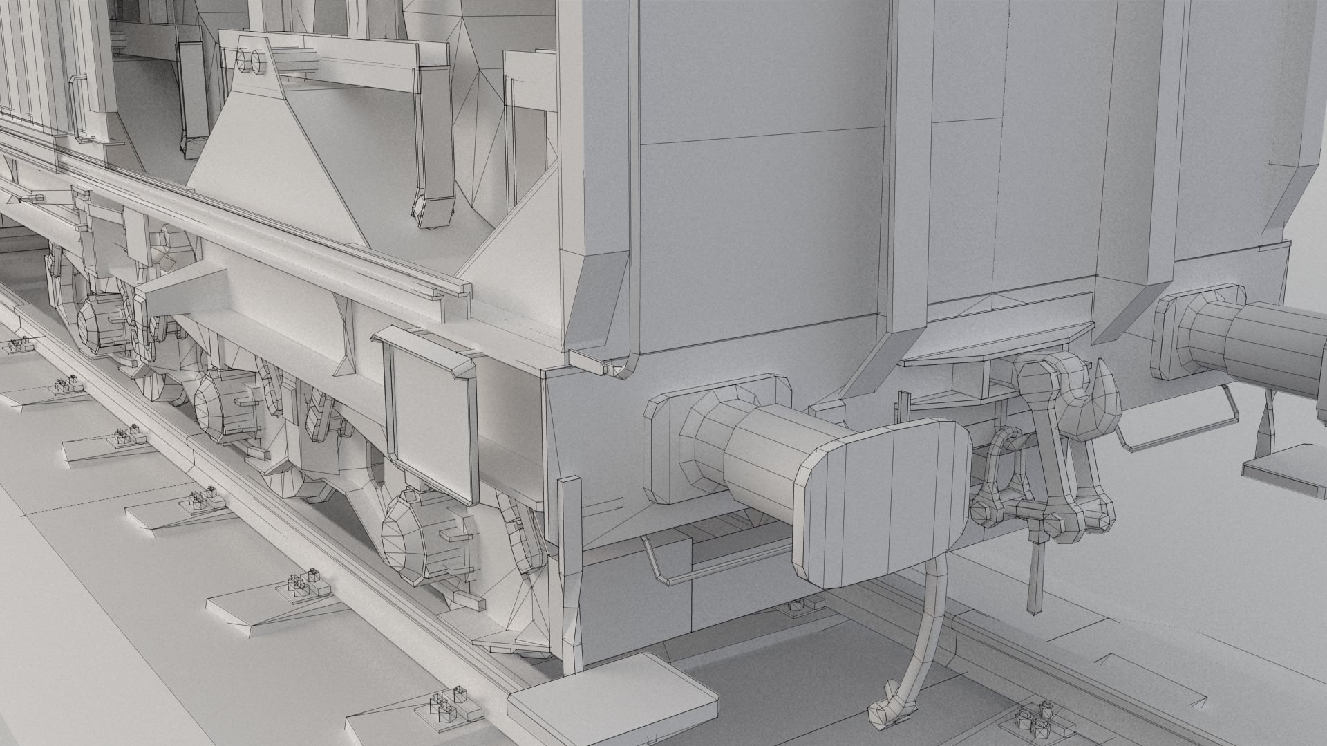 3D Container Train Model - TurboSquid 1527226