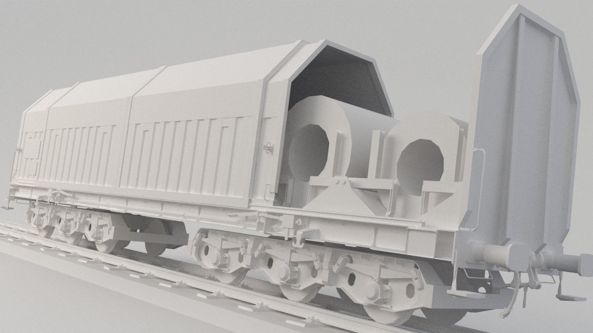 3D Container Train Model - TurboSquid 1527226