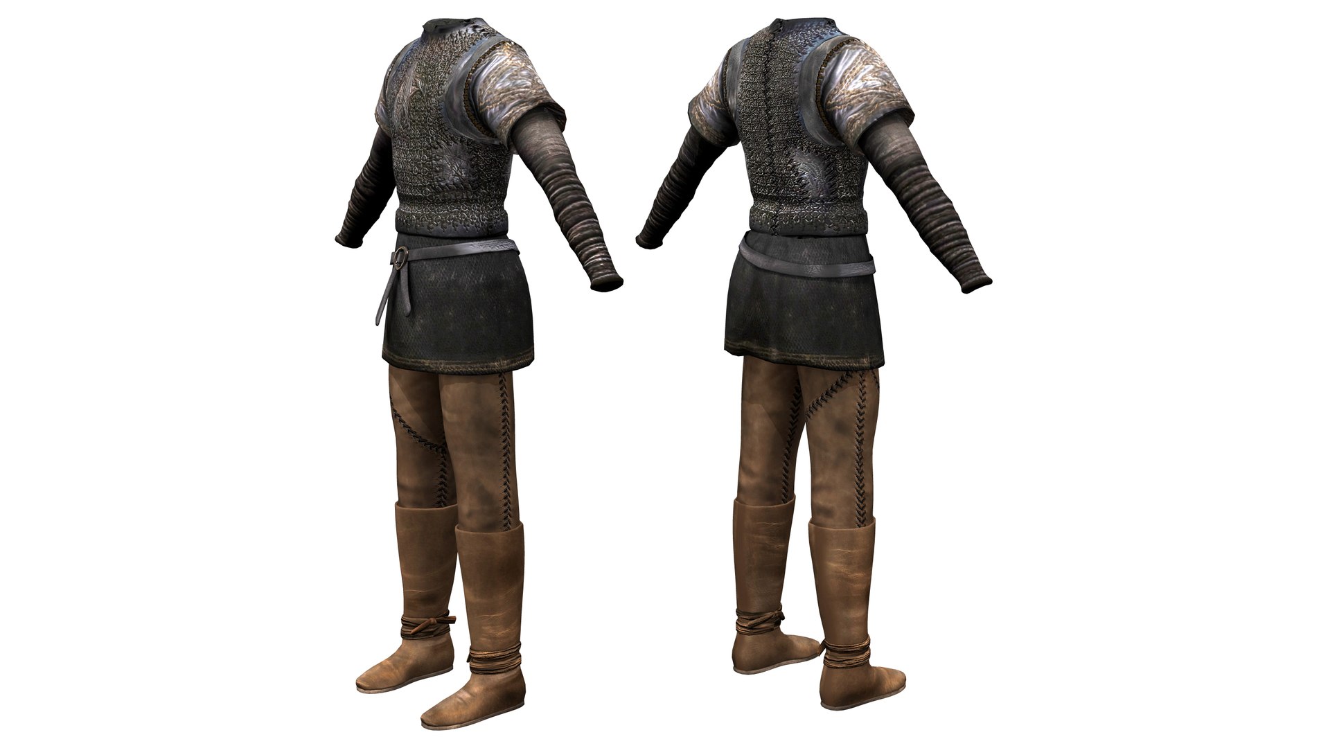 3D Ragnar Full Viking Outfit - TurboSquid 1845863